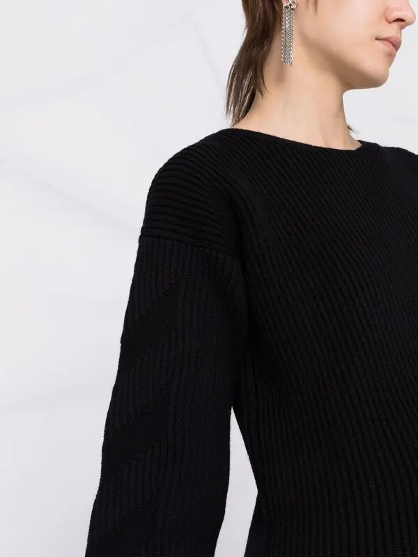 Off-White Ribbed-knit Wool Jumper
