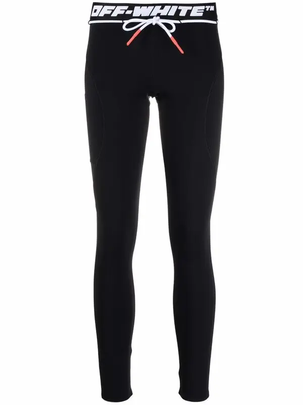Off-White Logo-tape Performance Leggings