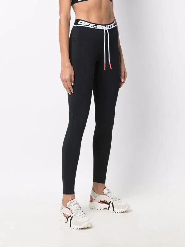 Off-White Logo-tape Performance Leggings