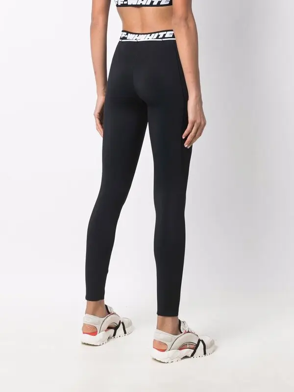 Off-White Logo-tape Performance Leggings
