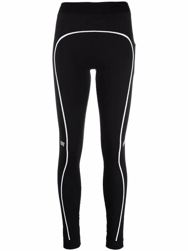 Off-White Off-stamp Performance Leggings - Black
