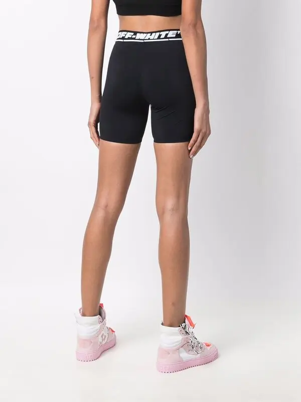 Off-White Logo Waistband Running Shorts