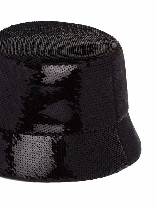 Prada Sequin Embellished Bucket Hat