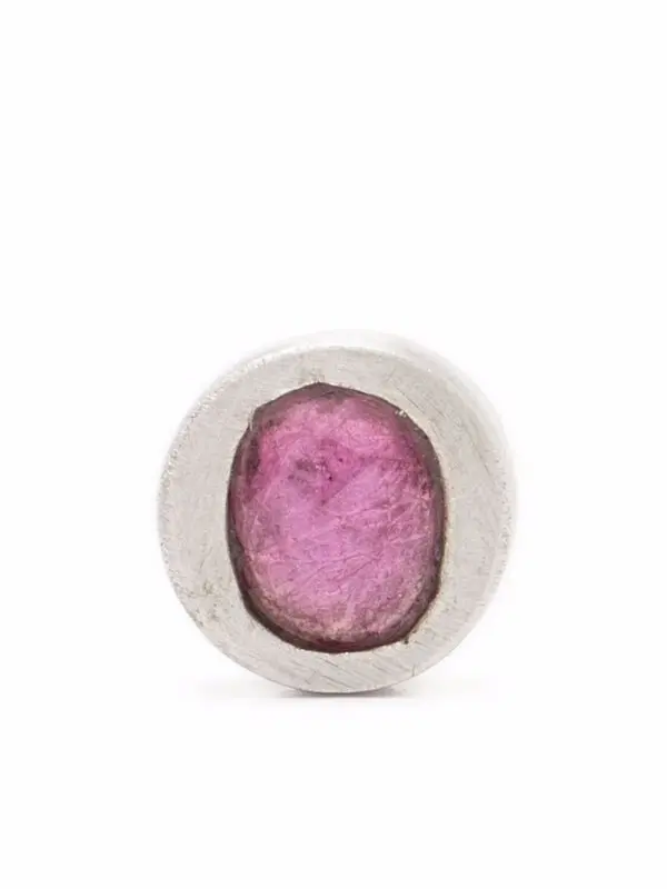PARTS OF FOUR Ruby Stud Earring - Grey