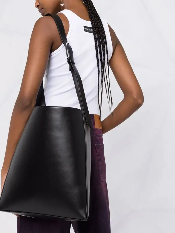 Attico Leather Tote Bag