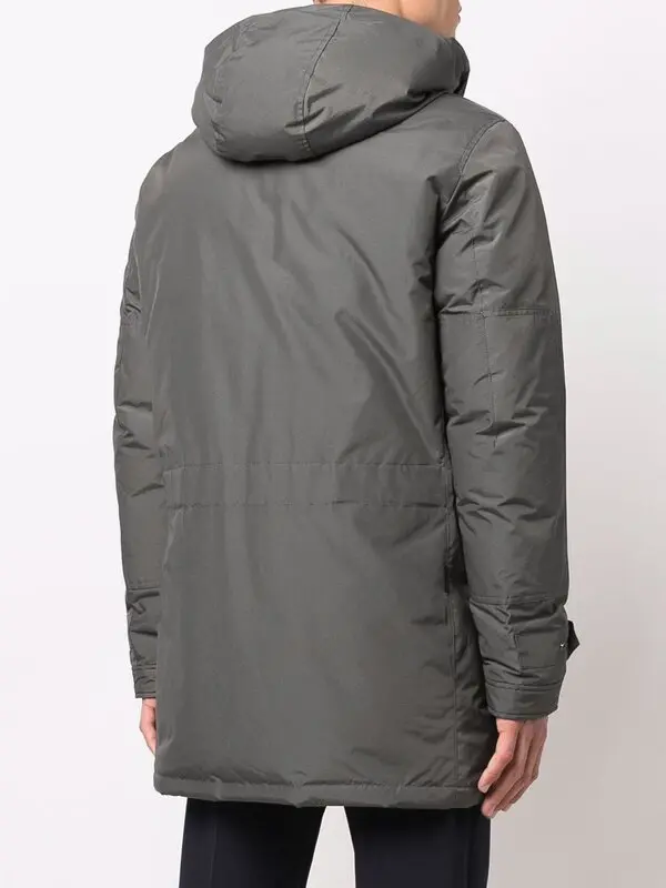 Woolrich Polar High Collar Parka - Grey