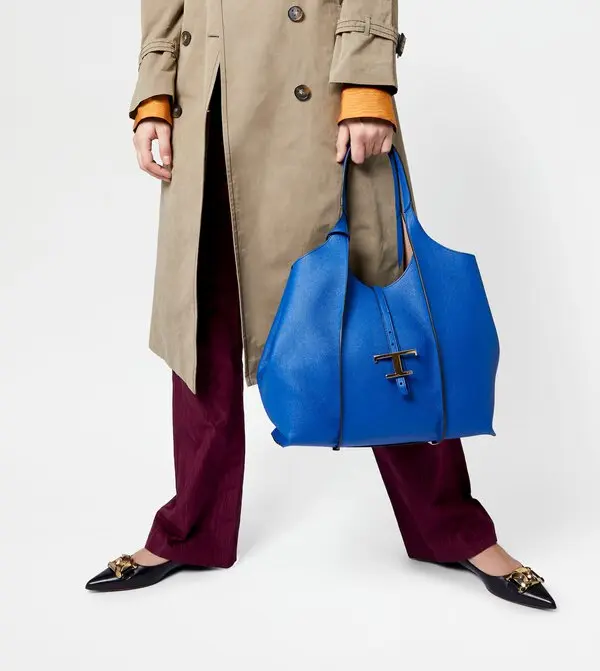 TOD'S Timeless Shopping Bag In Leather Medium