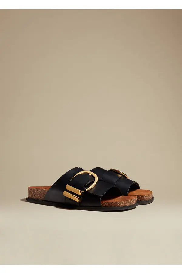 Khaite The Thompson Sandal In Leather
