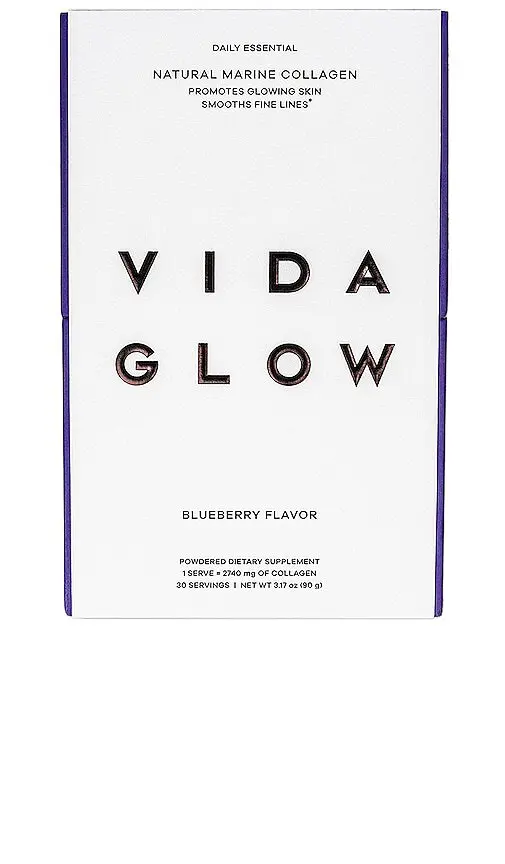VIDA GLOW Natural Marine Collagen Sachets Blueberry - N,a