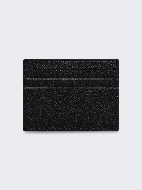 Thom Browne Pebble Grain Card Holder Pastel - Black