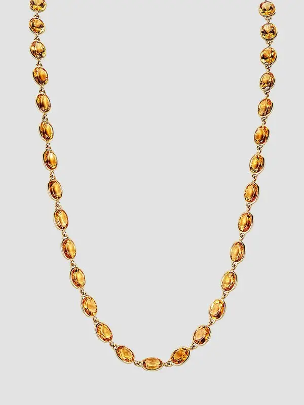Piranesi Pietra 18k Yellow Gold & Necklace - Citrine