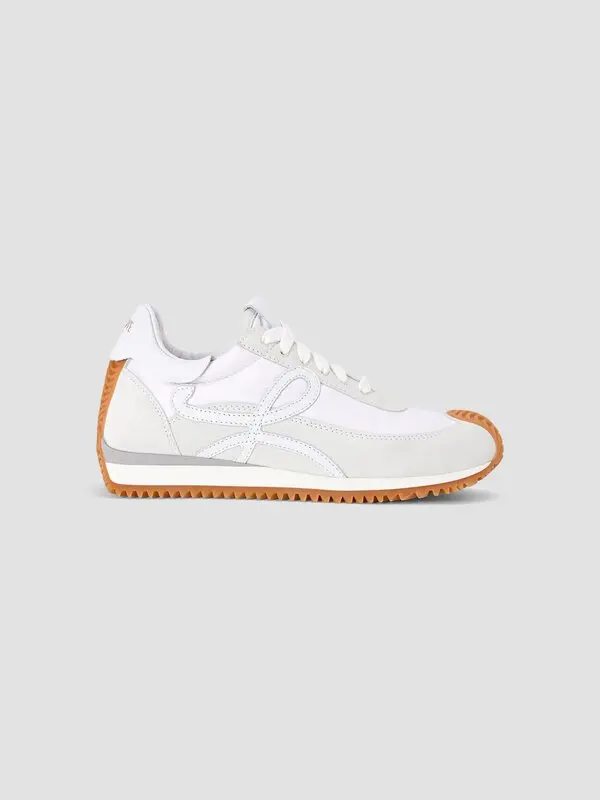 Loewe Flow Runner Monogram Logo Sneakers - White