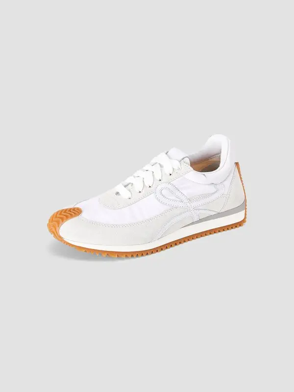 Loewe Flow Runner Monogram Logo Sneakers - White