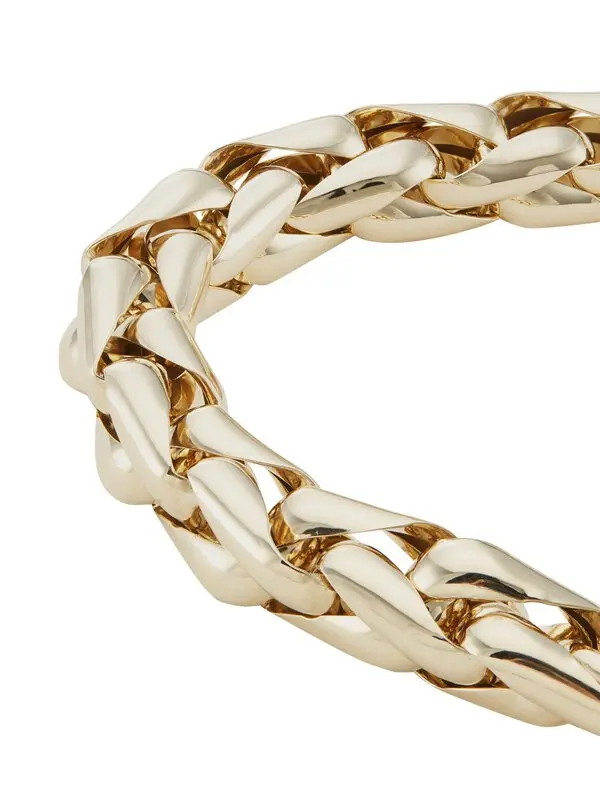 Lauren Rubinski 14k Yellow Wheat Chain Bracelet/6.5