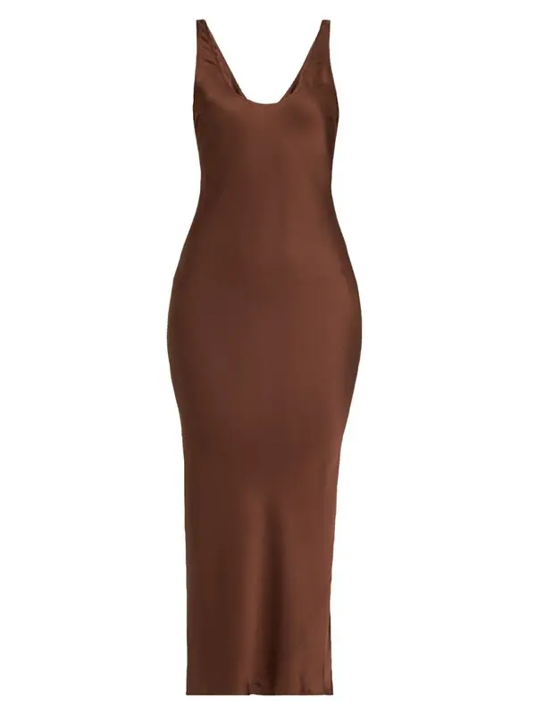 L'AGENCE Akiya Tank Dress - Hot Fudge