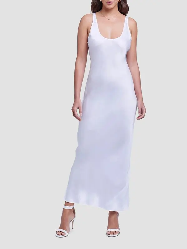 L'Agence Akiya Tank Dress - White