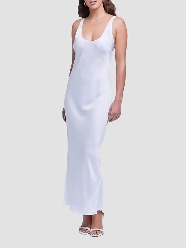 L'Agence Akiya Tank Dress - White
