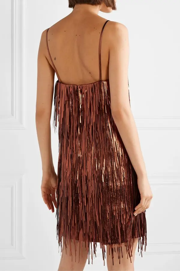 michael kors leather dress Buy Michael Kors Faux Leather Mini Dress - Black At 29% Off