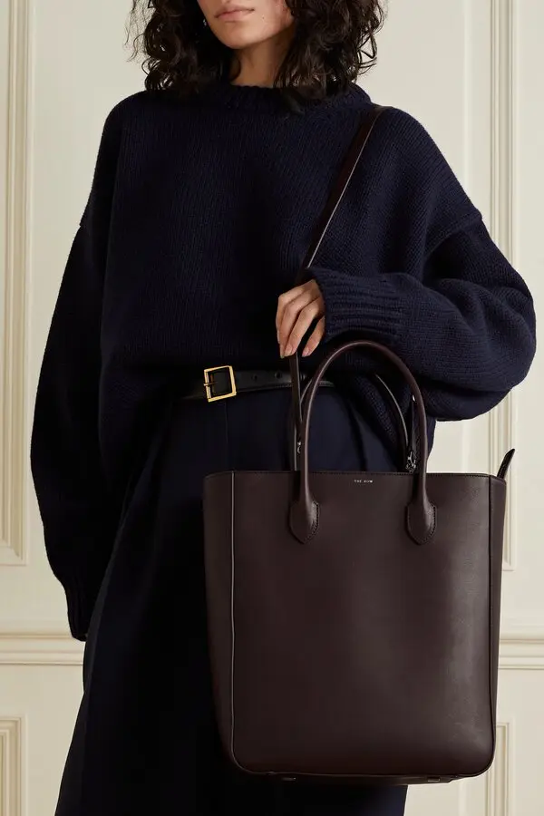 THE ROW Day Luxe Two N/s Leather Tote