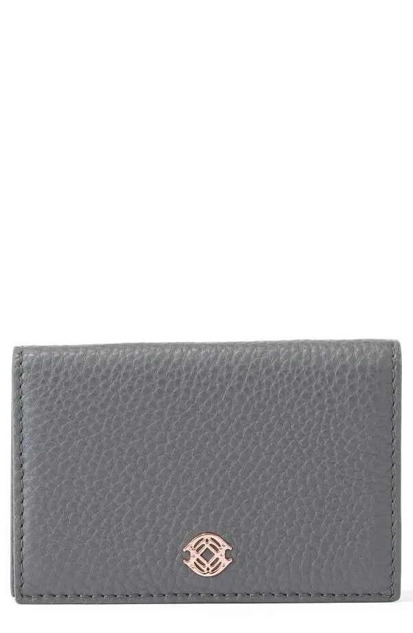 Dagne Dover Accordion Leather Card Case
