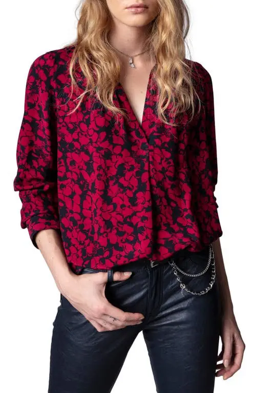 Zadig&Voltaire Tink Bico Floral Blouse