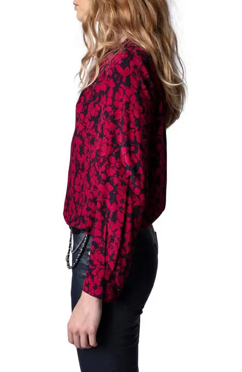 Zadig&Voltaire Tink Bico Floral Blouse