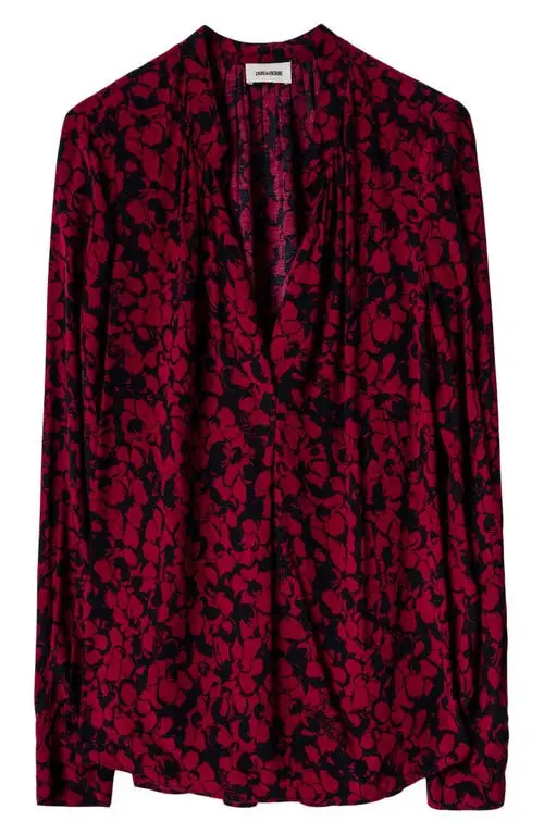 Zadig&Voltaire Tink Bico Floral Blouse