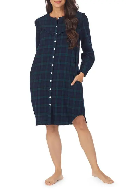 LANZ OF SALZBURG Nightgown - Blue/grn