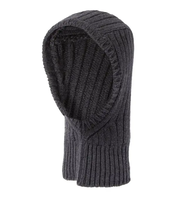 THE ROW Everest Cashmere Balaclava - Grey