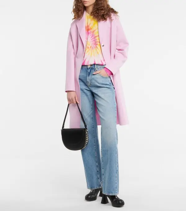 Stella McCartney Frayme Medium Flap Shoulder Bag