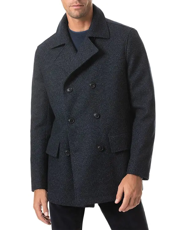 Rodd & Gunn Horsham Downs Melange Twill Pea Coat