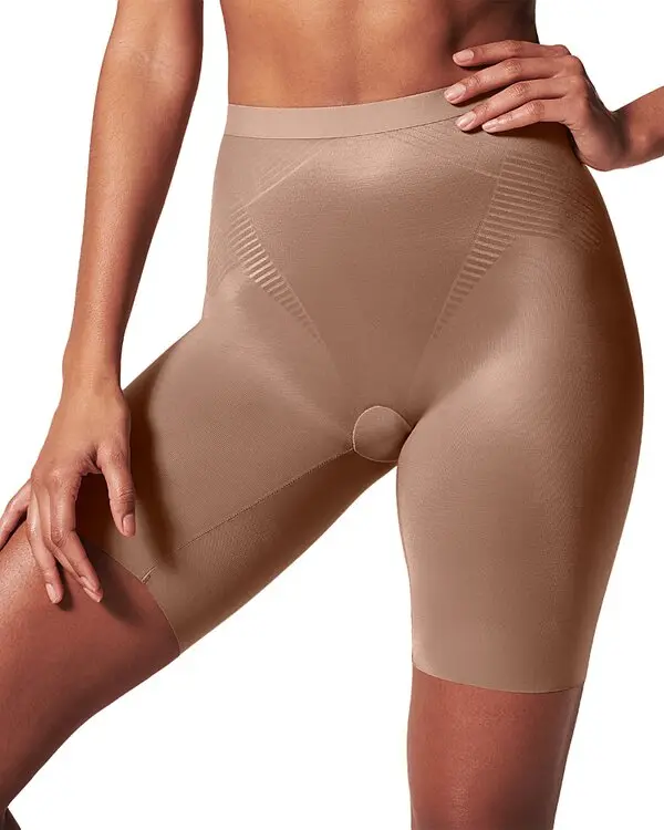 Spanx Thinstincts 2.0 Mid Thigh Shorts - Cafe