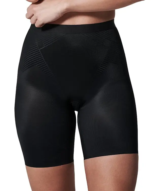Spanx Thinstincts 2.0 Mid Thigh Shorts - Very Black