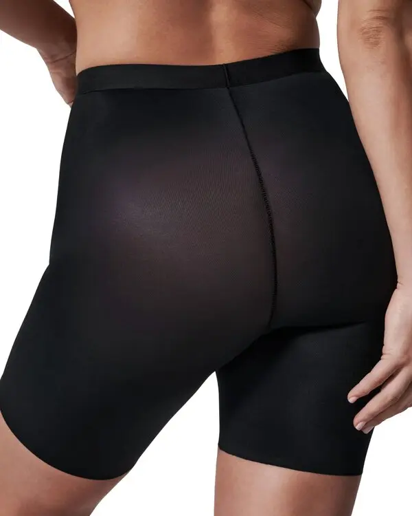 Spanx Thinstincts 2.0 Mid Thigh Shorts - Very Black