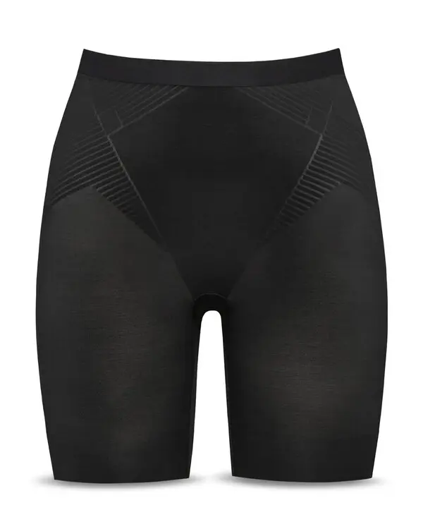 Spanx Thinstincts 2.0 Mid Thigh Shorts - Very Black