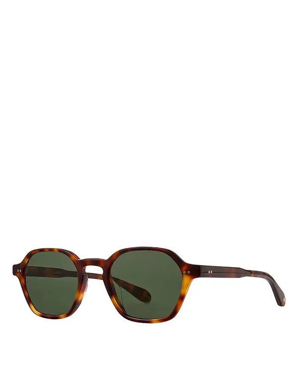 Garrett Leight Temescal Square Sunglasses, 48mm - Wglent/sfp