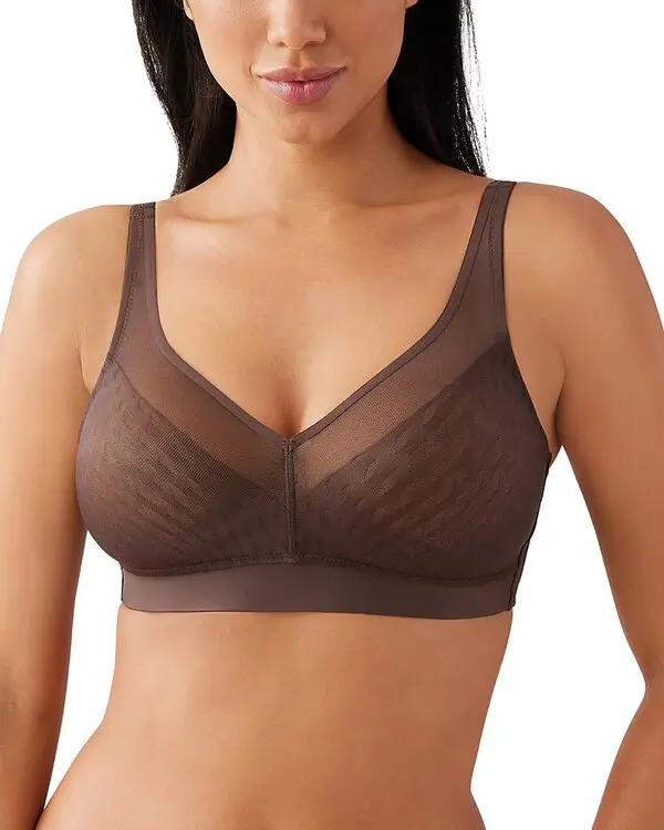 Wacoal Elevated Allure Wire Free Bra - Hot Fudge