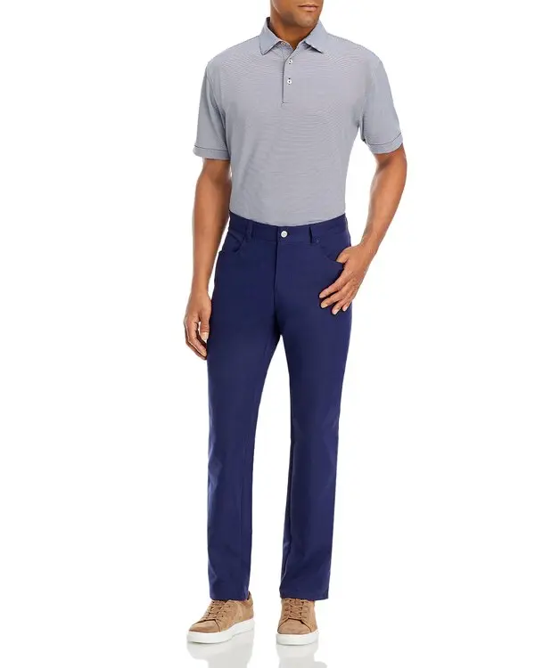 Peter Millar Crown Sport Performance Five-pocket Pants - Navy