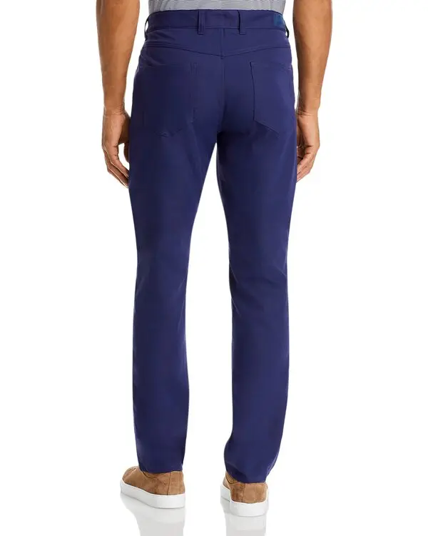 Peter Millar Crown Sport Performance Five-pocket Pants - Navy