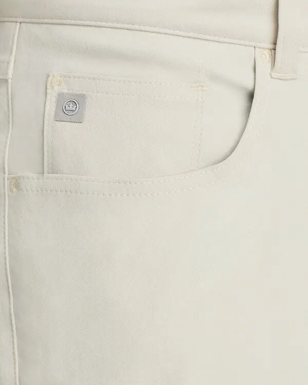 Peter Millar Crown Sport Performance Five-pocket Pants - Stone