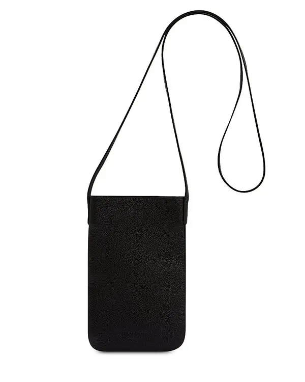 Gerard Darel Ladyphone Leather Crossbody - Black