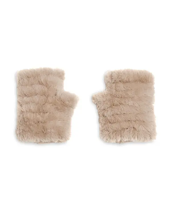 Jocelyn Mandy Fingerless Mittens - Palomino