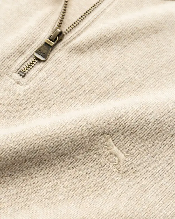 Rodd & Gunn Alton Ave Quarter Zip Sweater - Camel