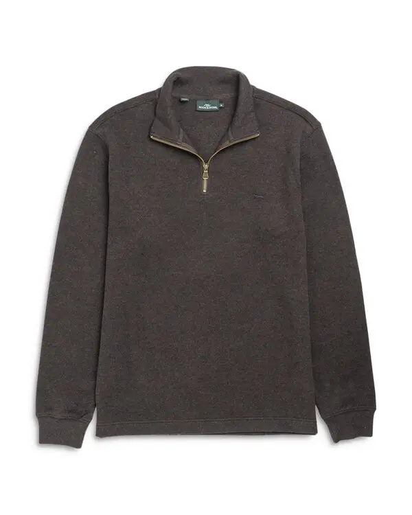 Rodd & Gunn Alton Ave Quarter Zip Sweater - Mud