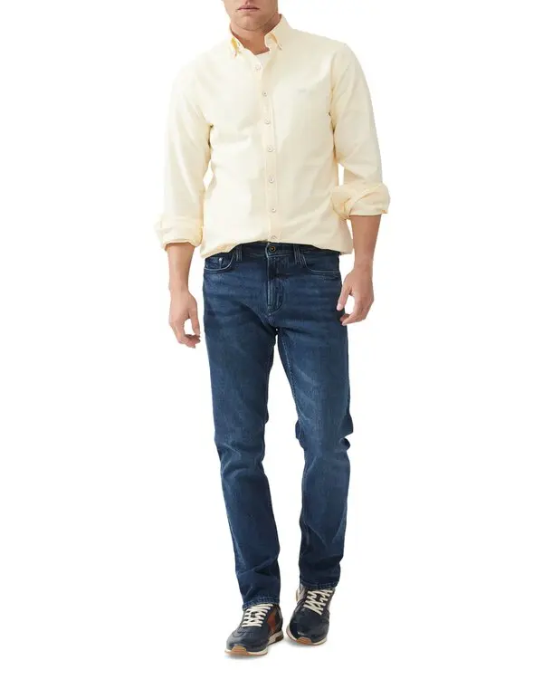Rodd & Gunn Gunn Oxford Sports Fit Shirt - Lemon