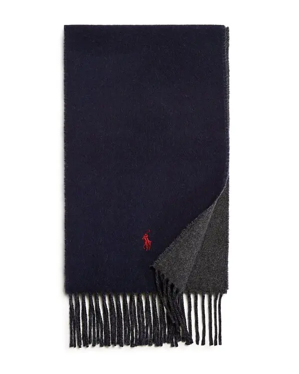 Polo Ralph Lauren Classic Reversible Scarf - Navy/charcoal