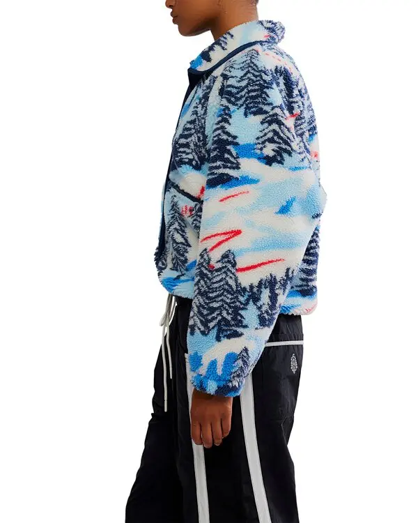 Free People Rocky Ridge Fleece Jacket - Alpine Combo