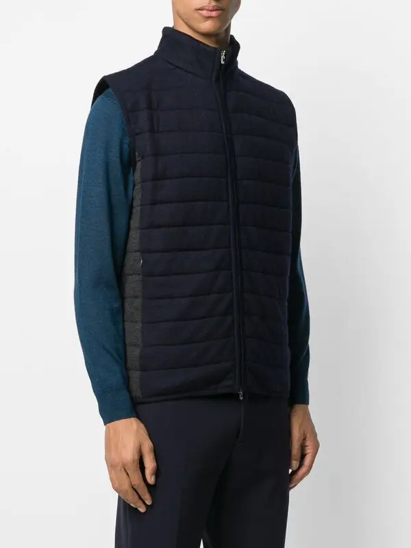 N.peal Zip Front Padded Gilet