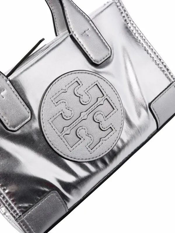 Tory Burch Ella Metallic Micro Tote Bag