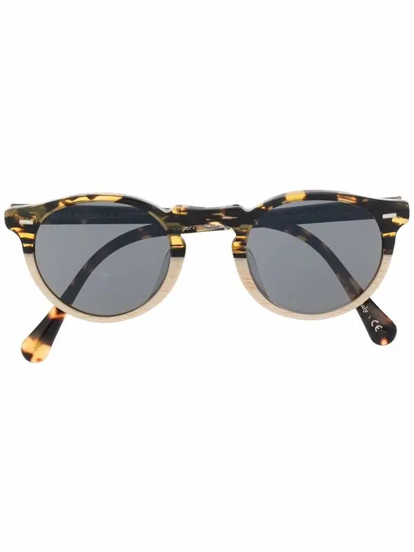 Oliver Spencer Tortoiseshell Foldable Sunglasses - Neutrals